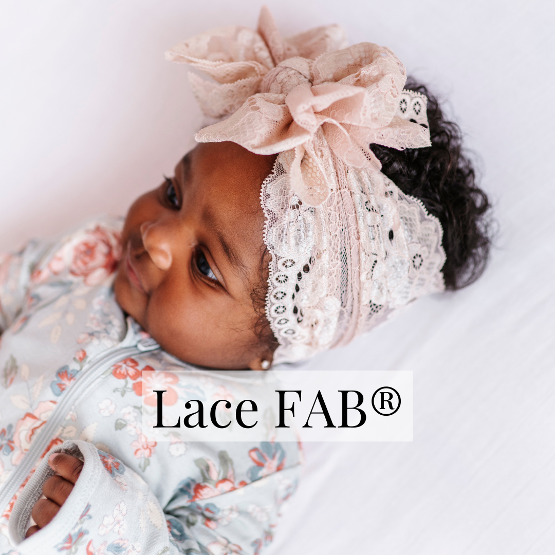 Lace FAB® Siblings – Baby Bling Bows