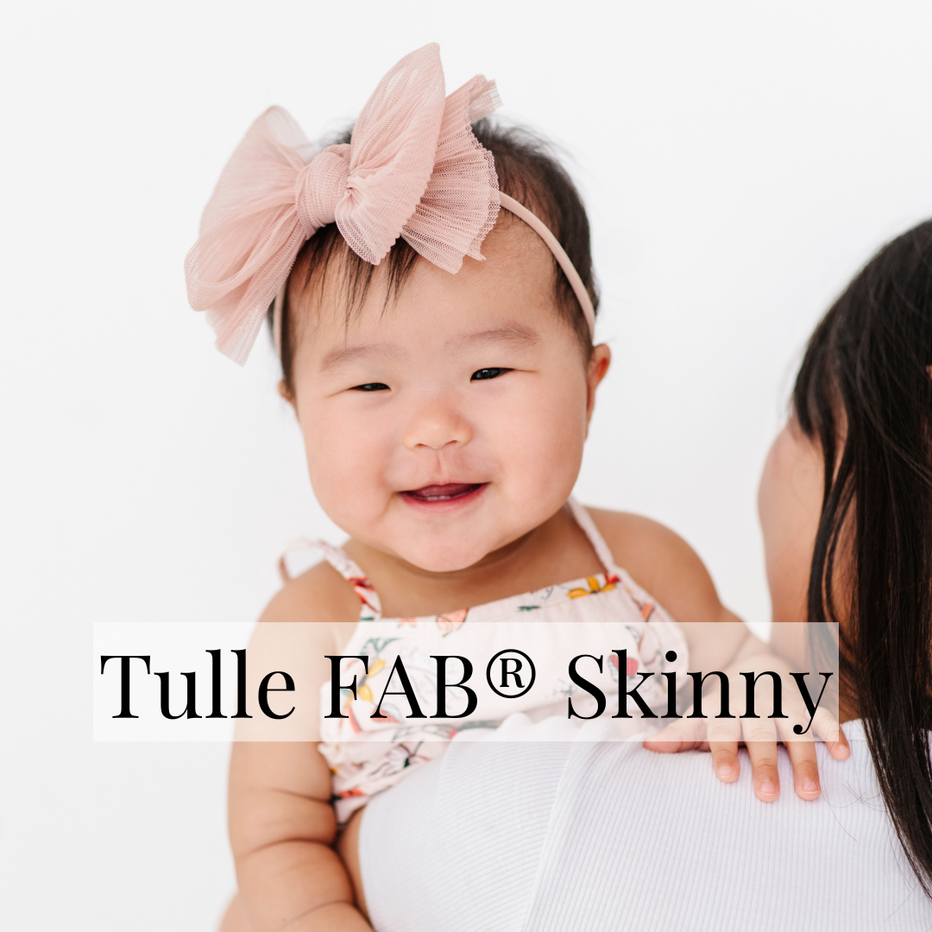 Satin FAB® Skinny – Baby Bling Bows