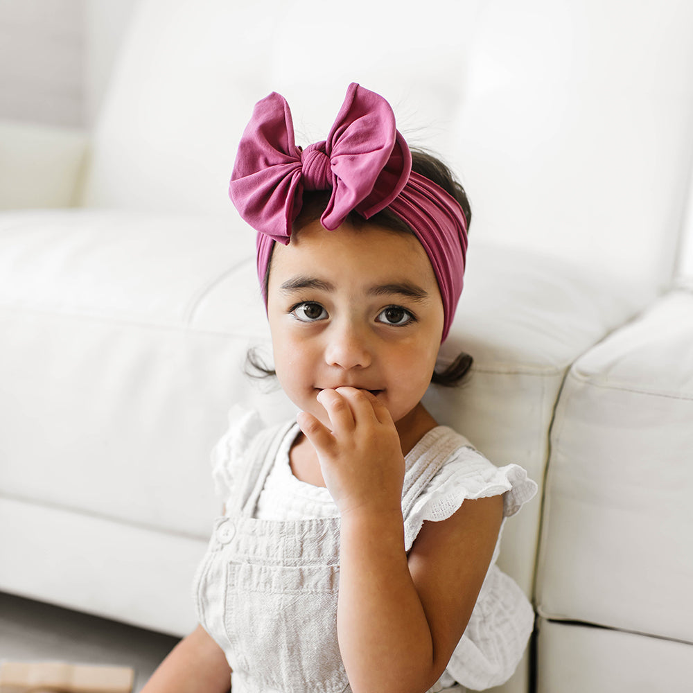 FAB-BOW-LOUS®: raspberry – Baby Bling Bows